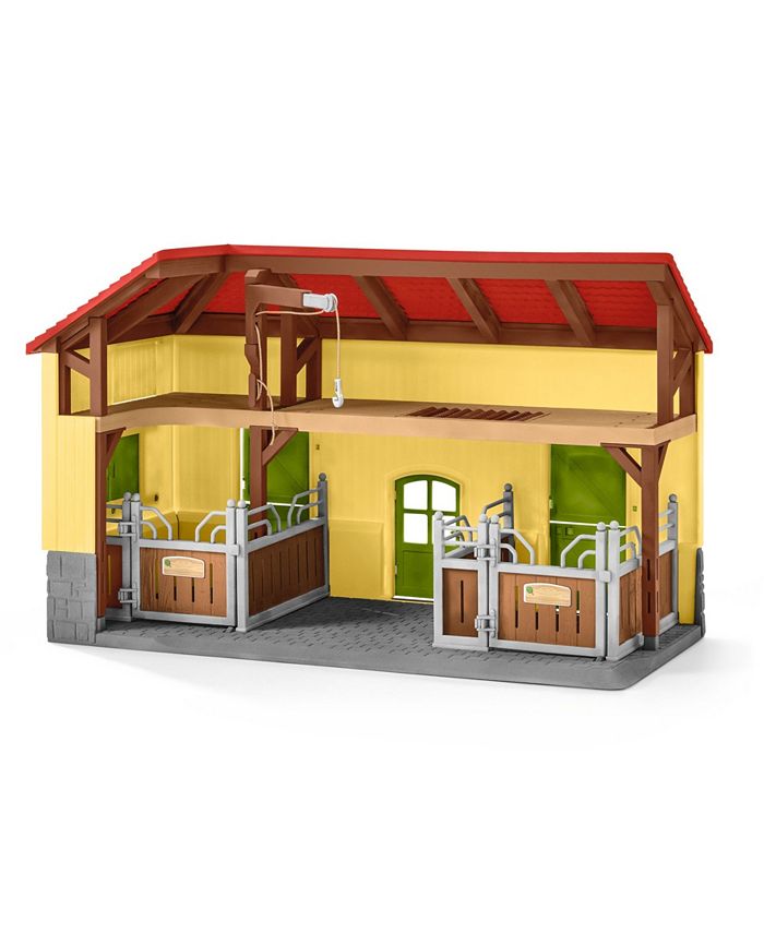 Schleich Farm World, Horse Stable Toy Playset - Macy's