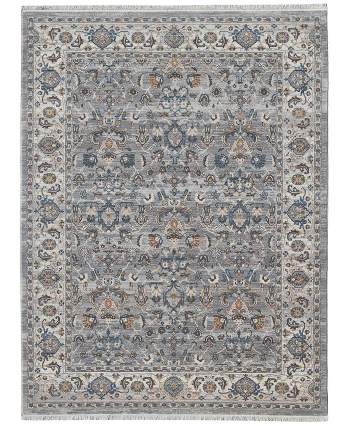 Amer Rugs Arcadia ARC-2 Gray/Ivory 7'1" x 10' Area Rug - Macy's