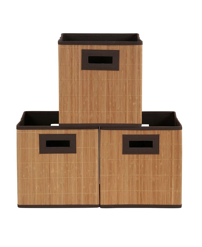 Household Essentials Storage Cubes, Set of 3 - Macy's
