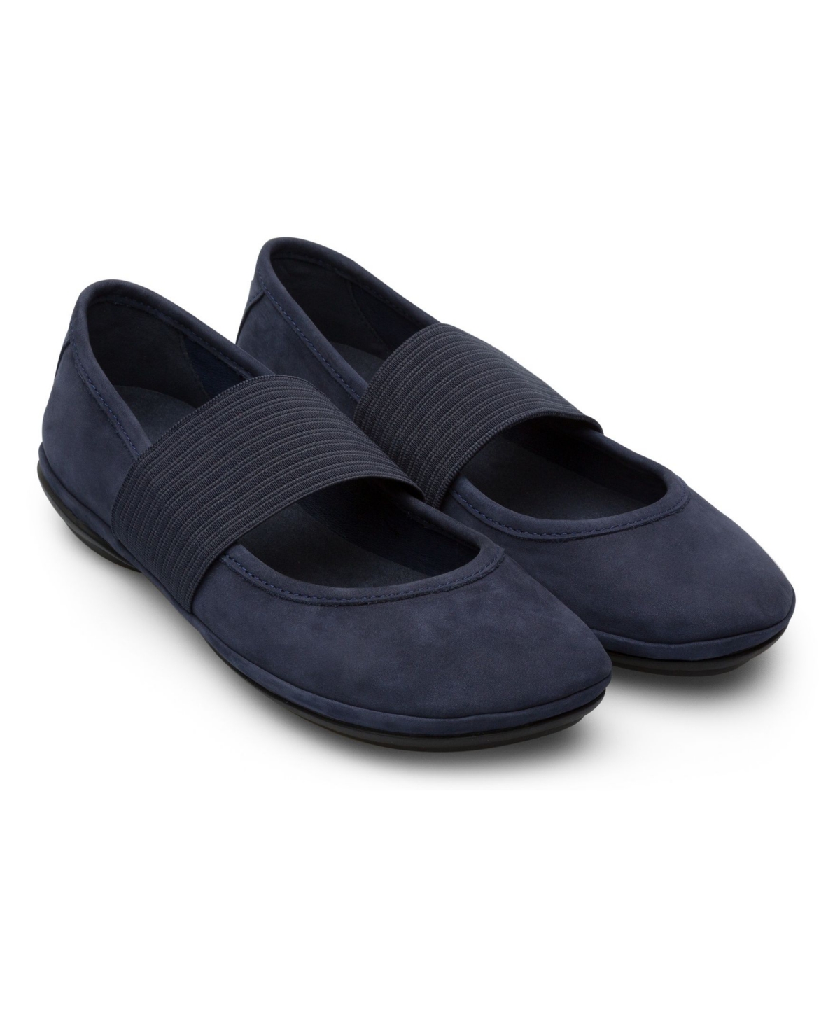 Click here for Camper Right Nina Leather Flats - Navy prices