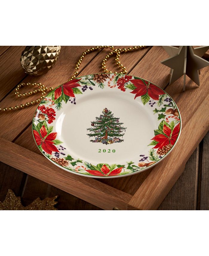 Spode Christmas Tree Annual Collector Plate - Macy's