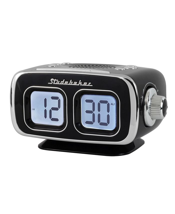 Studebaker SB3500BK Roommate Retro Digital Bluetooth AM/FM Clock Radio ...