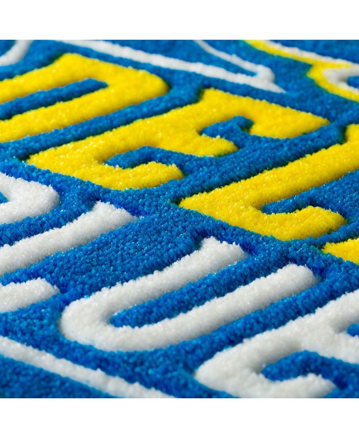 Luxury Sports Rugs Delaware Colde Blue 3'2" x 5'1" Area Rug - Macy's