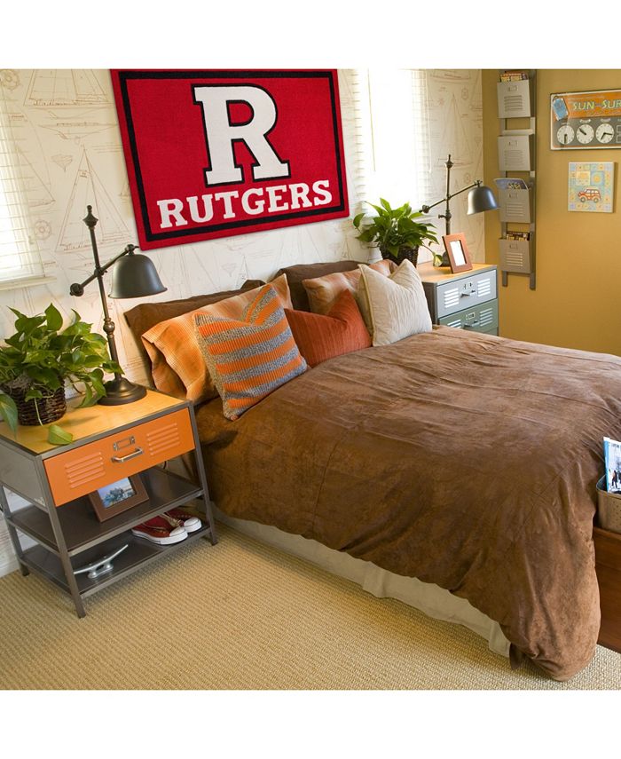 Luxury Sports Rugs Rutgers Colru Red 5' x 7'6" Area Rug - Macy's