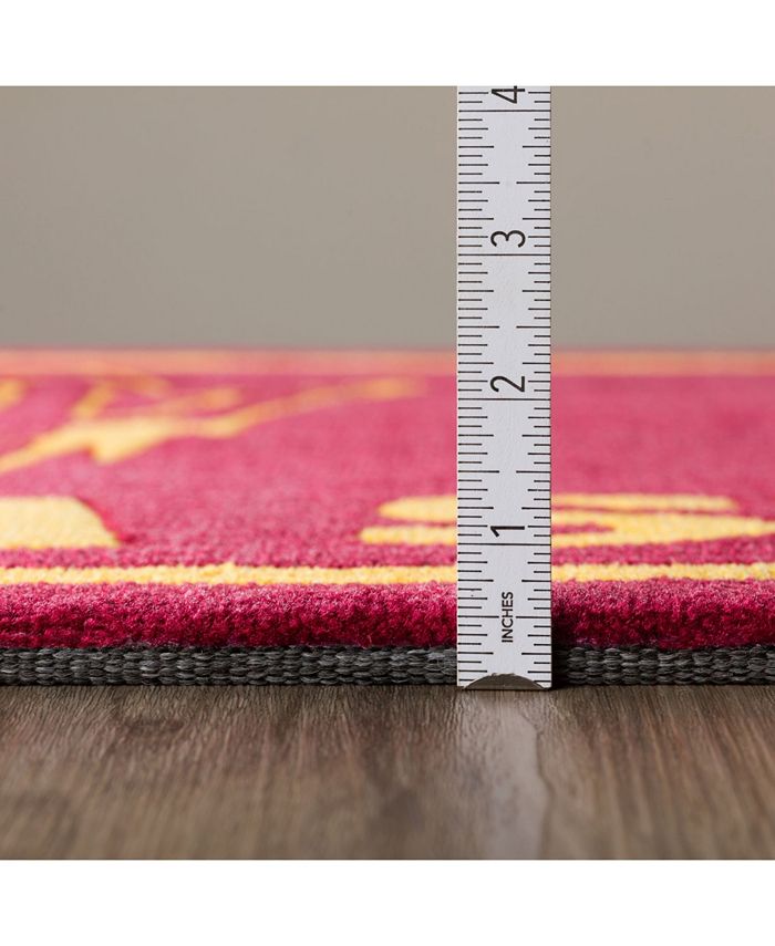 Luxury Sports Rugs Arizona State Colas Maroon 3'2" x 5'1" Area Rug - Macy's