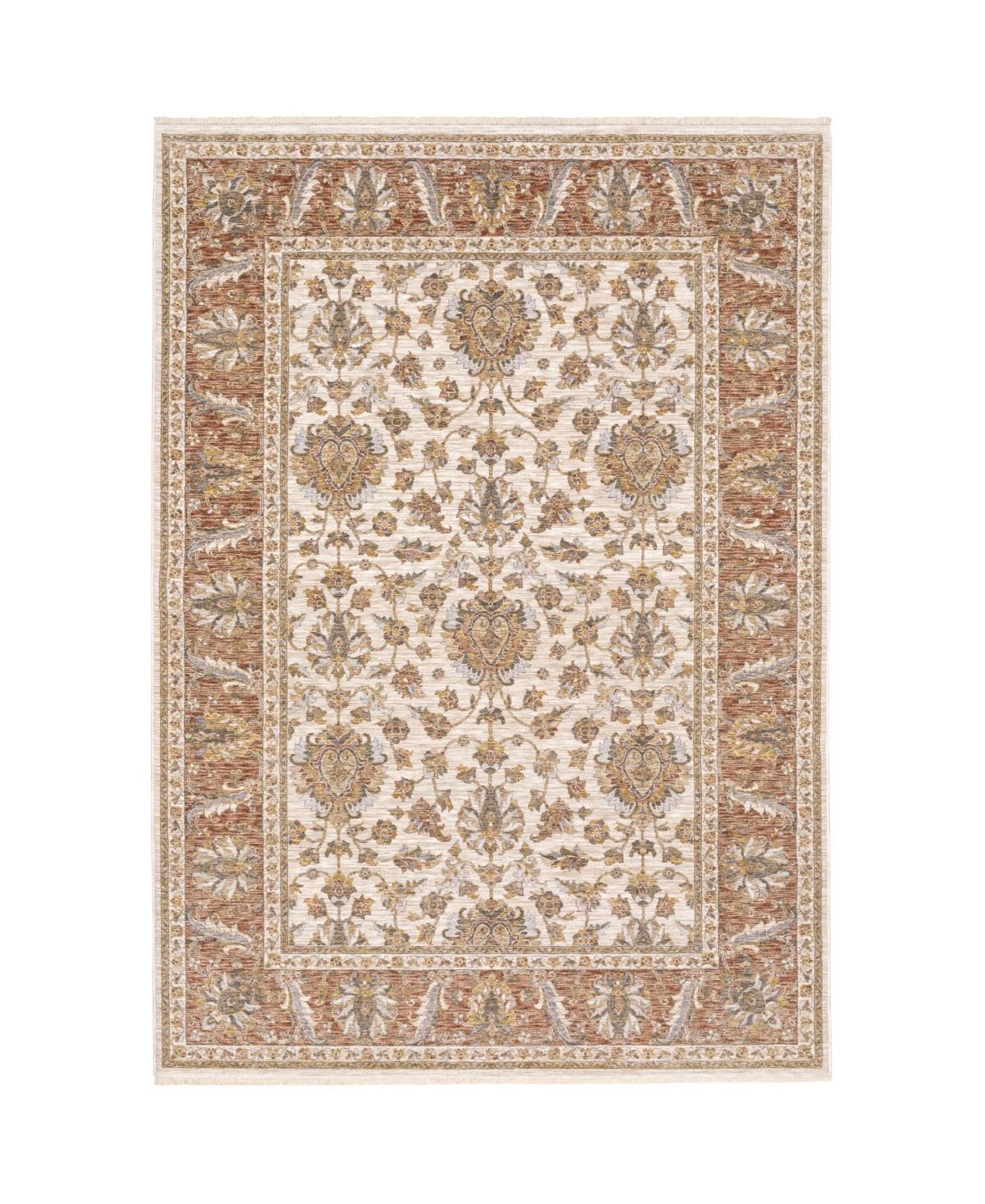 Click here for Oriental Weavers Maharaja 5091Z Rust and Ivory 2 x... prices