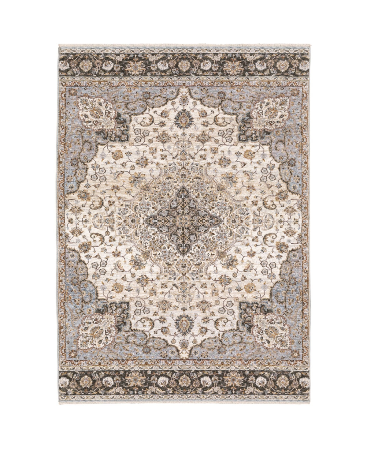 Click here for Oriental Weavers Maharaja 660J Ivory and Blue 710... prices