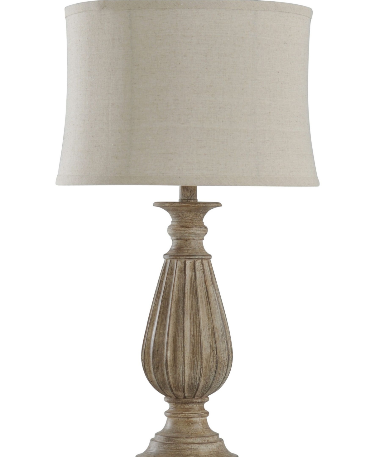 Click here for StyleCraft Poly Table Lamp - Brown prices