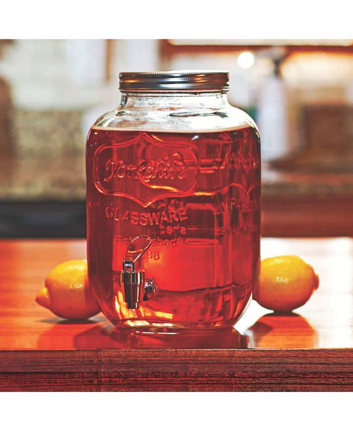 Circle Glass Mini Yorkshire Dispenser, 1 Gal - Macy's