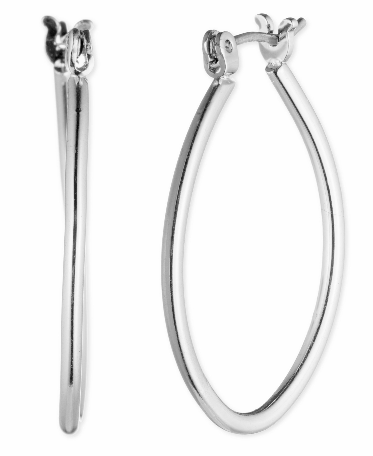 Click here for Nine West Teardrop Hoop Earring - Silver-tone prices