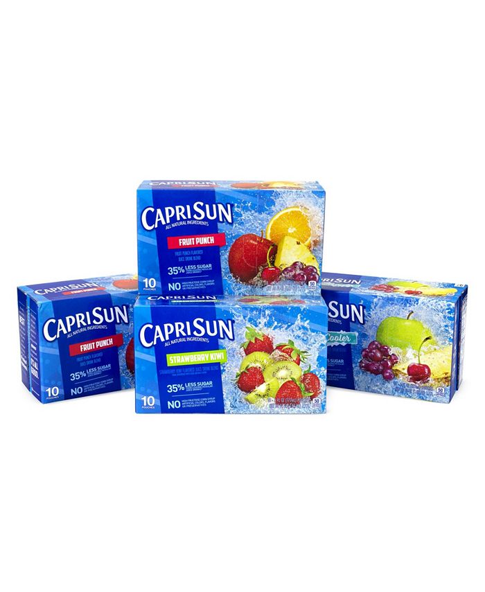Capri Sun Fruit Juice Pouches Variety Pack, 6 oz, 40 Count - Macy's