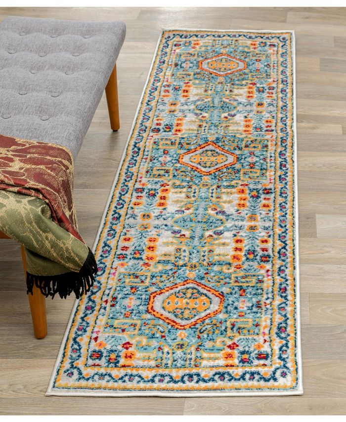 Main Street Rugs Ortho 238 Multi 2' x 7' Runner Area Rug - Macy's