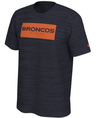 Nike Denver Broncos Men's Legend Velocity Training T-Shirt - Macy's