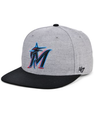'47 Brand Miami Marlins Dimensions Snapback Cap - Macy's