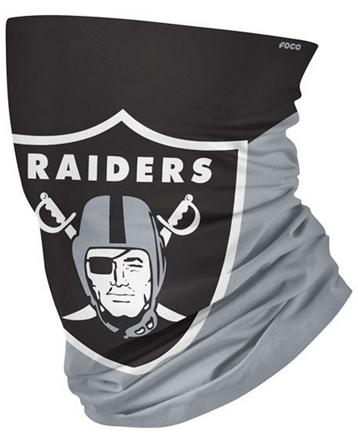 Forever Collectibles Las Vegas Raiders Colorblock Big Logo Gaiter Face ...