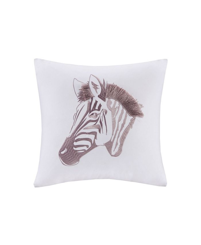 Intelligent Design Nisha 8 Piece Zebra Printed Queen Comforter Set - Macy's