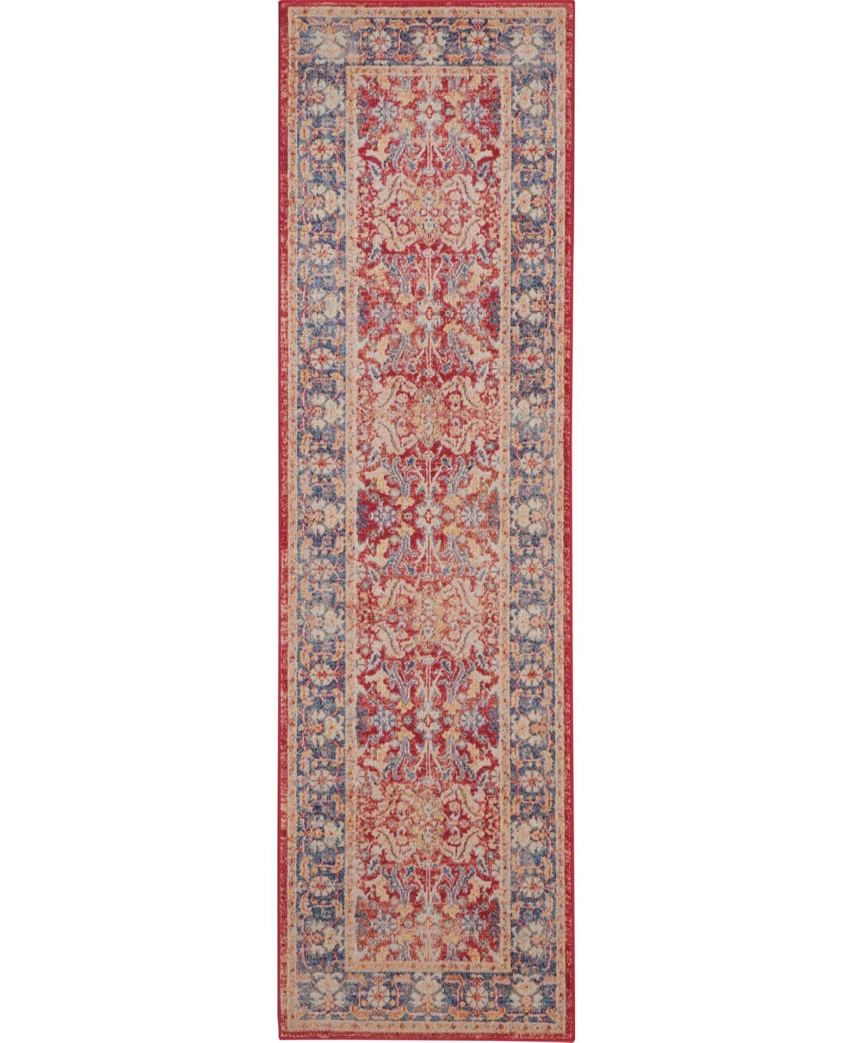 Click here for Nourison Home Ankara Global ANR02 Red 24 x 8 Runne... prices