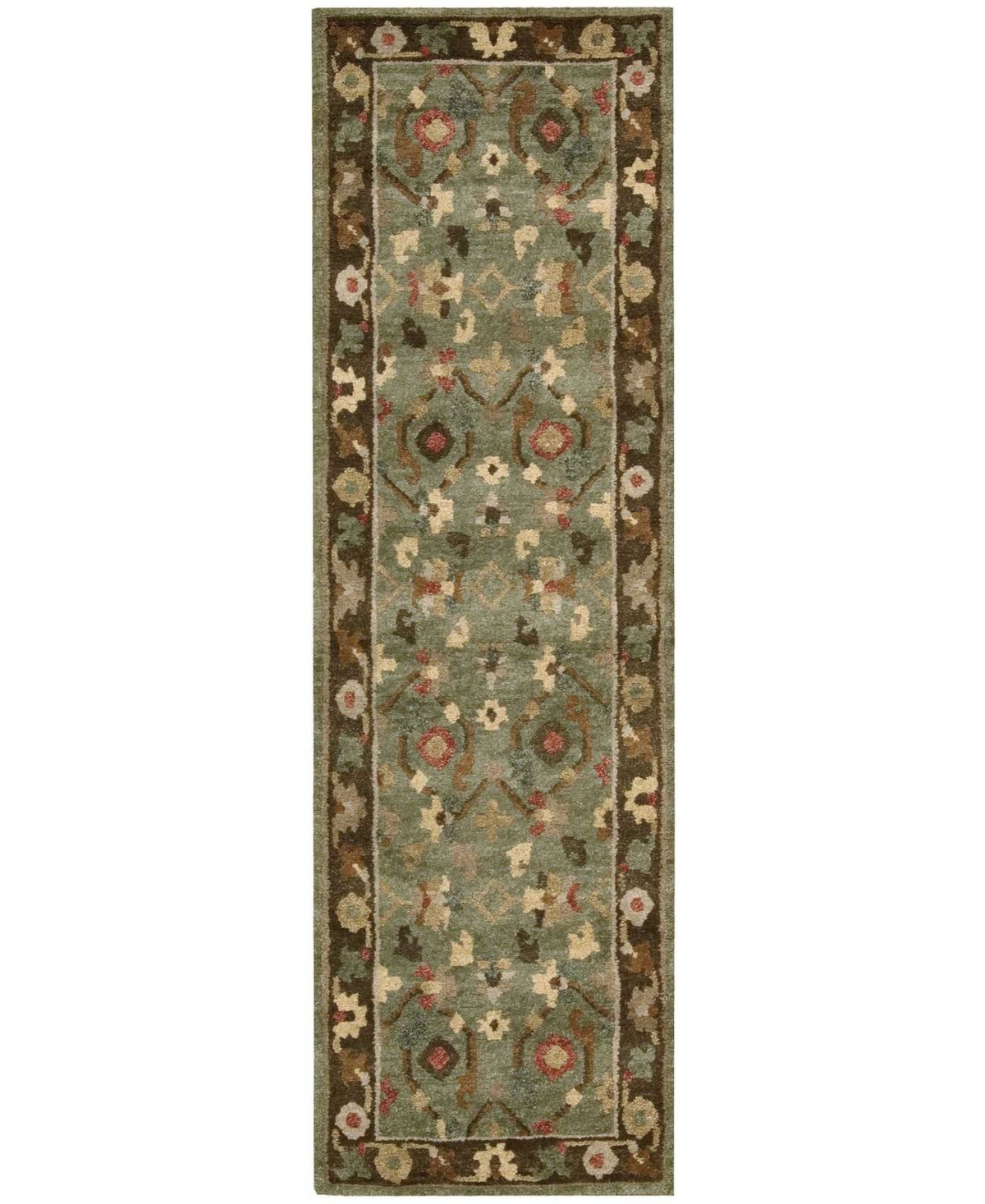 Click here for Nourison Home Tahoe TA10 Green 23 x 8 Runner Rug -... prices