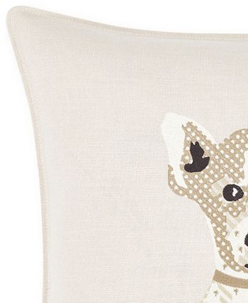 ED Ellen Degeneres 20" L x 20" W Augie Embroidered Square Pillow - Macy's