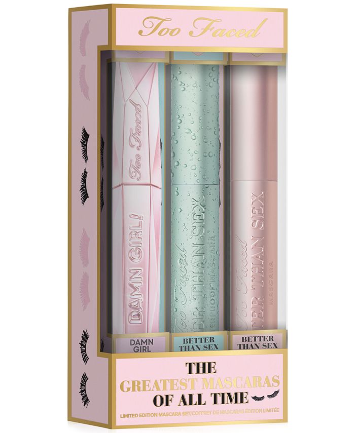 Too Faced 3-Pc. The Greatest Mascaras of All Time Set - Macy's