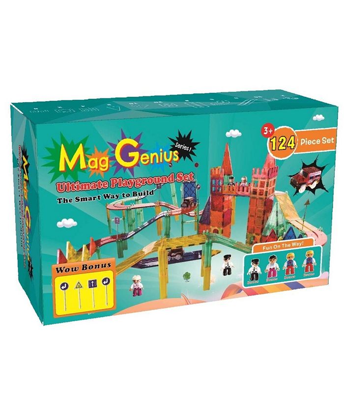 Mag-Genius 124 Piece Ultimate Magnetic Racing Set & Reviews - All Toys ...