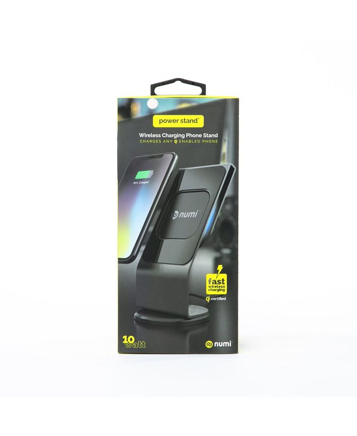 Numi Power Stand Wireless Charging Phone Mount - 10W QI Charger - Macy's