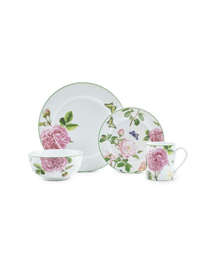 Spode Home Roses 16 Piece Set - Macy's