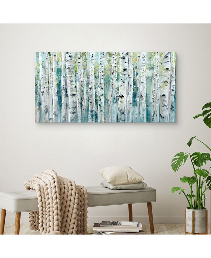 Fine Art Canvas Spring Birches by Studio Arts Canvas Art Print - Macy's