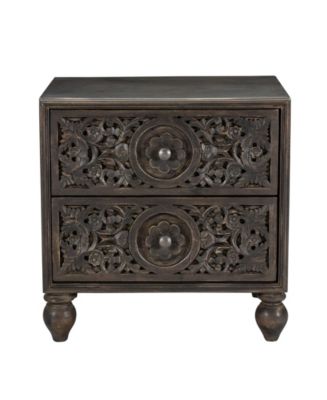World Interiors Haveli Vintage-Like Mango Wood Night Chest - Macy's