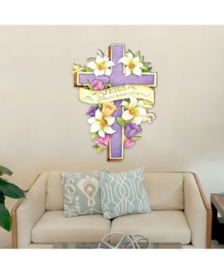 Designocracy by Susan Winget Easter Cross He is Risen, Wall and Lawn ...