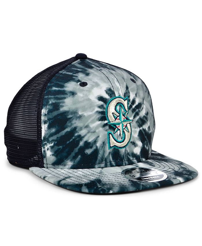 New Era Seattle Mariners Tie Dye Mesh Back 9FIFTY Cap - Macy's