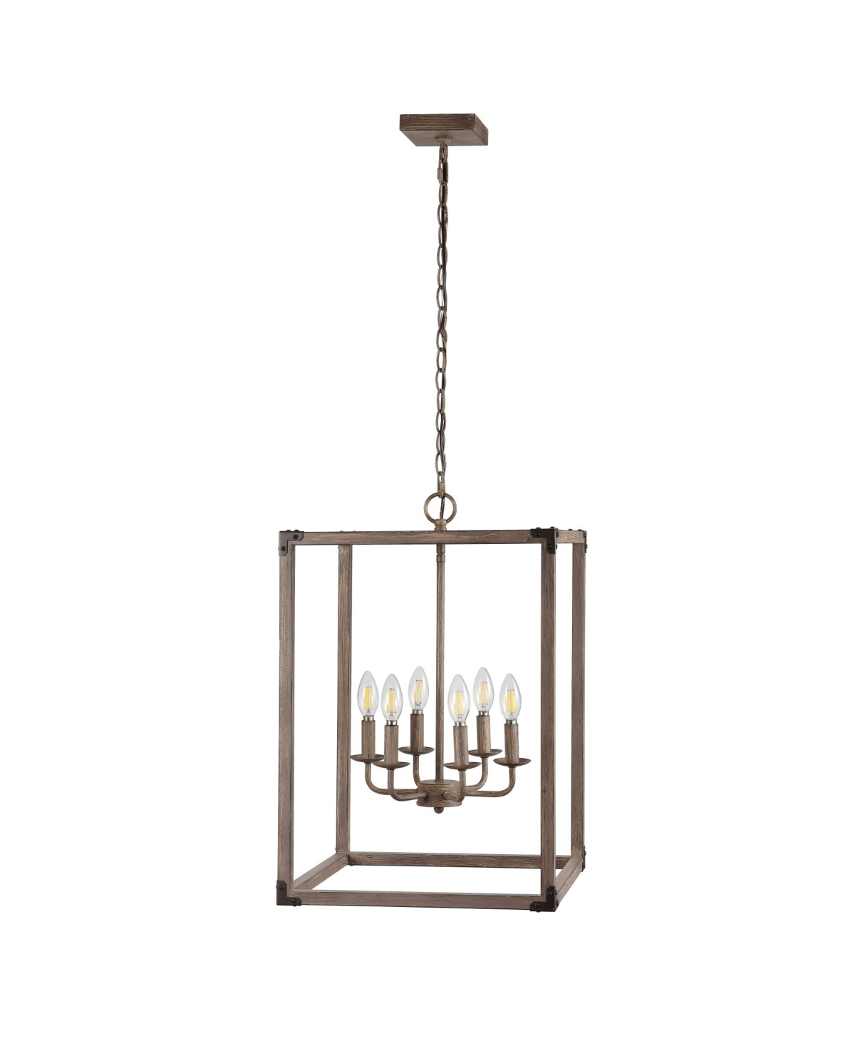 Click here for Jonathan Y Magnolia 6-Light Adjustable Rustic Farm... prices