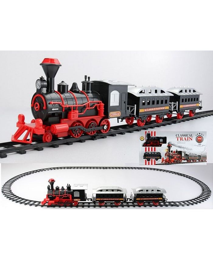 Northlight Battery Operated Lighted and Animated Train Set with Sound ...