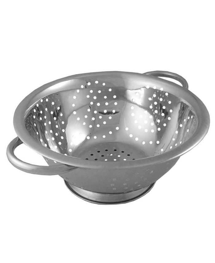 Home Basics Stainless Steel 3-Qt. Deep Colander - Macy's