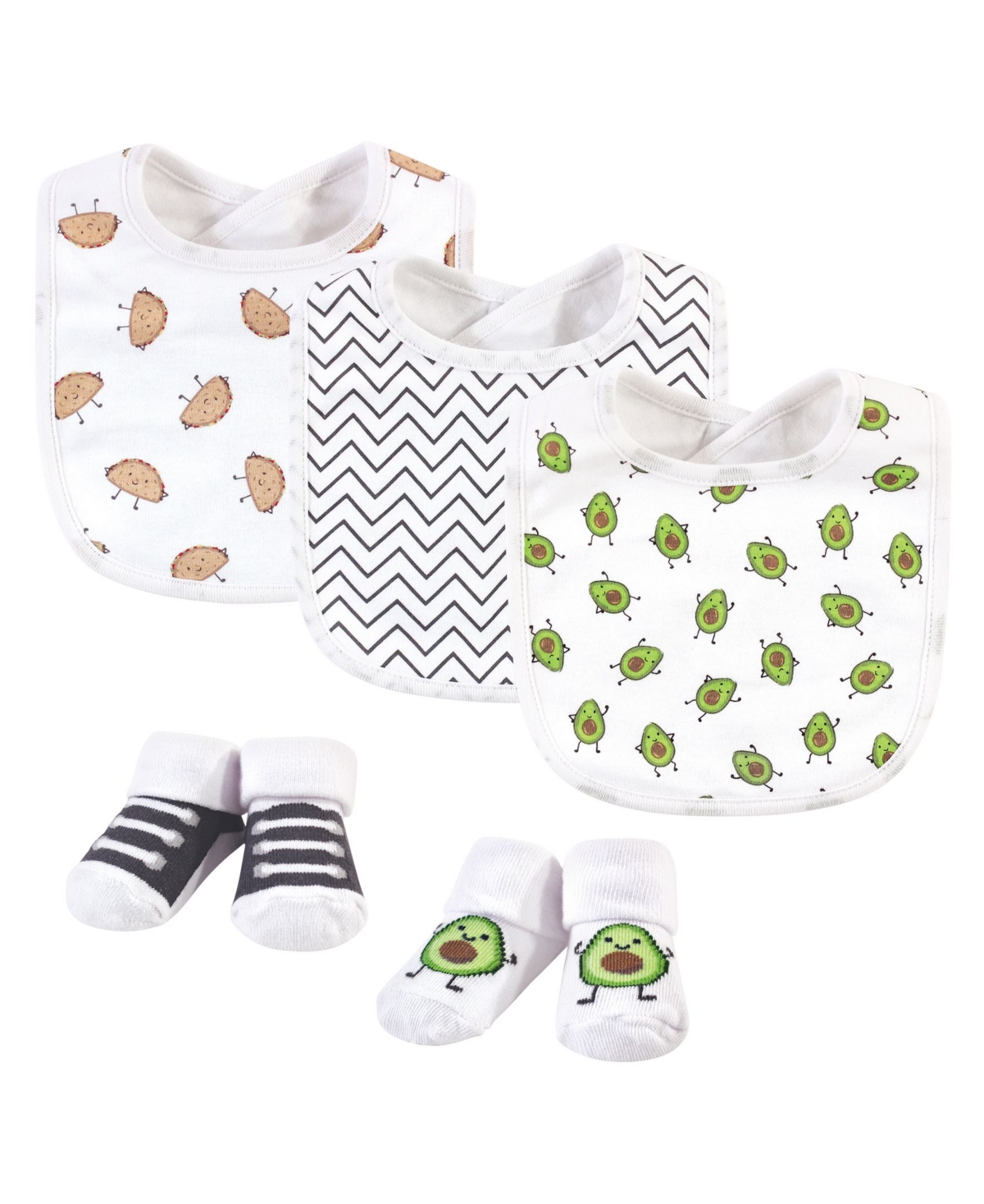 Click here for Hudson Baby Unisex Cotton Bib and Sock Collection... prices