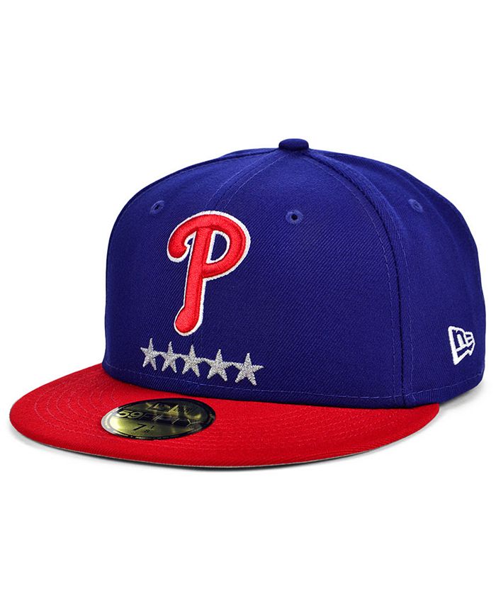 New Era Philadelphia Phillies Red White Blue 59FIFTY Cap - Macy's