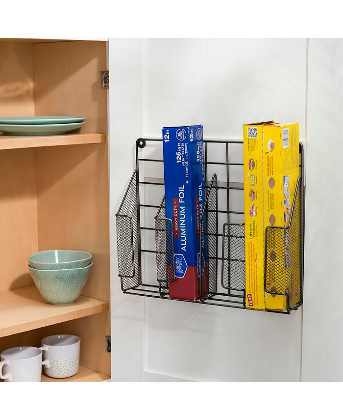 Home Basics Wall Mount Wrap Organizer - Macy's