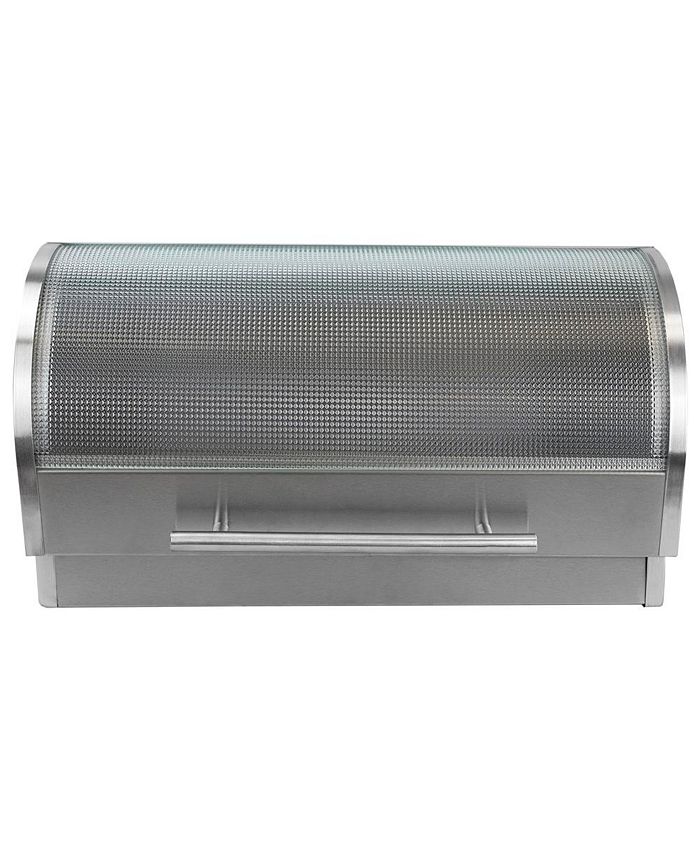 Home Basics Stainless Steel Bread Box - Macy's