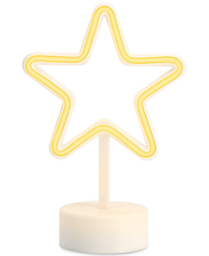 Amped Star Mini LED Neon Desk Light - Macy's