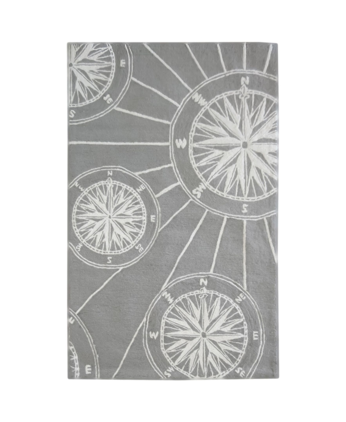 Click here for Liora Manne Frontporch Compass Black and Gray 36 x... prices