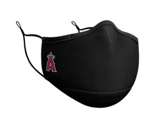 New Era Los Angeles Angels Black Team Face Mask - Macy's