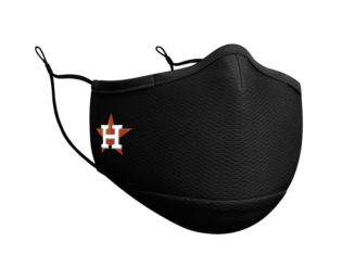 New Era Houston Astros Black Team Face Mask - Macy's