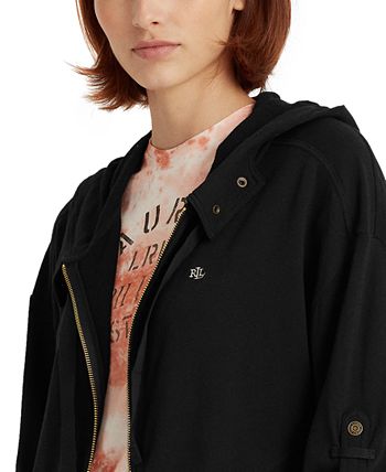 Lauren Ralph Lauren Roll-Tab Full-Zip Jacket - Macy's