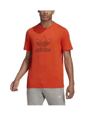 adidas Men's Originals Trefoil Outline Tee - Macy's