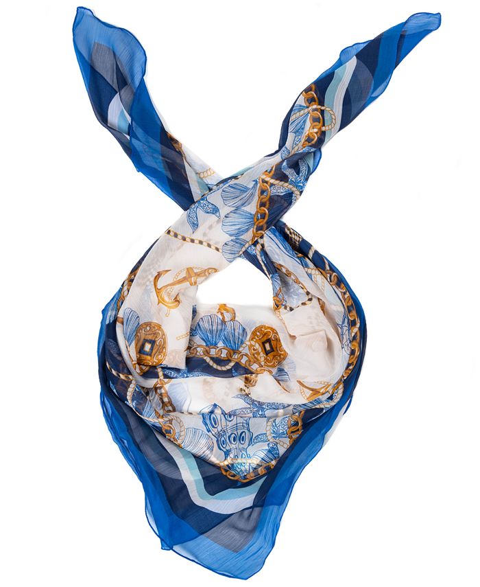 INC International Concepts INC Mermaid Status Square Scarf, Created for ...