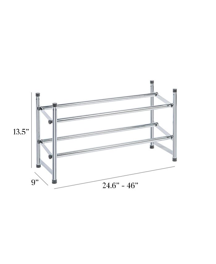 Richards Homewares 20 Pair 2 Tier Expandable Shoe Rack - Macy's