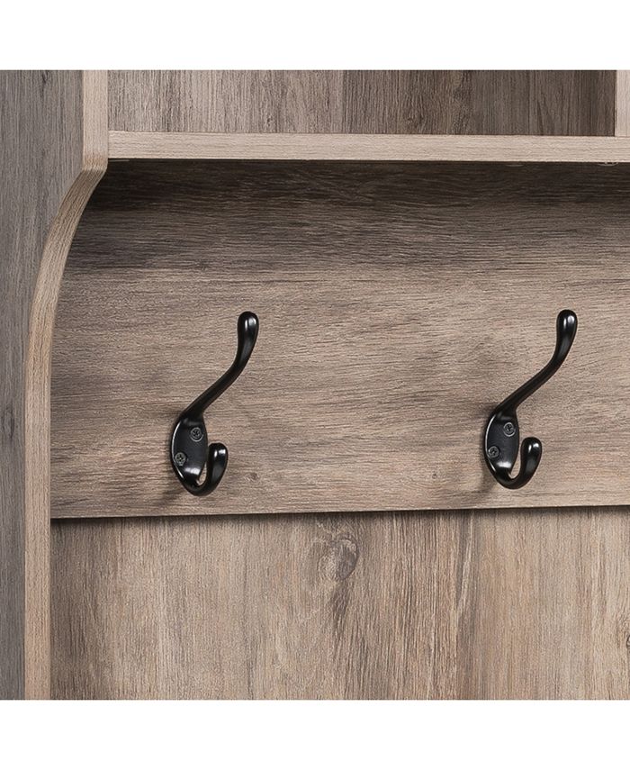 Prepac Wide Hall Tree with 24 Shoe Cubbies - Macy's