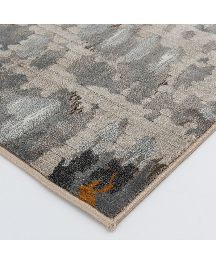 Portland Textiles Adorn Zed White 5' x 7'6" Area Rug - Macy's