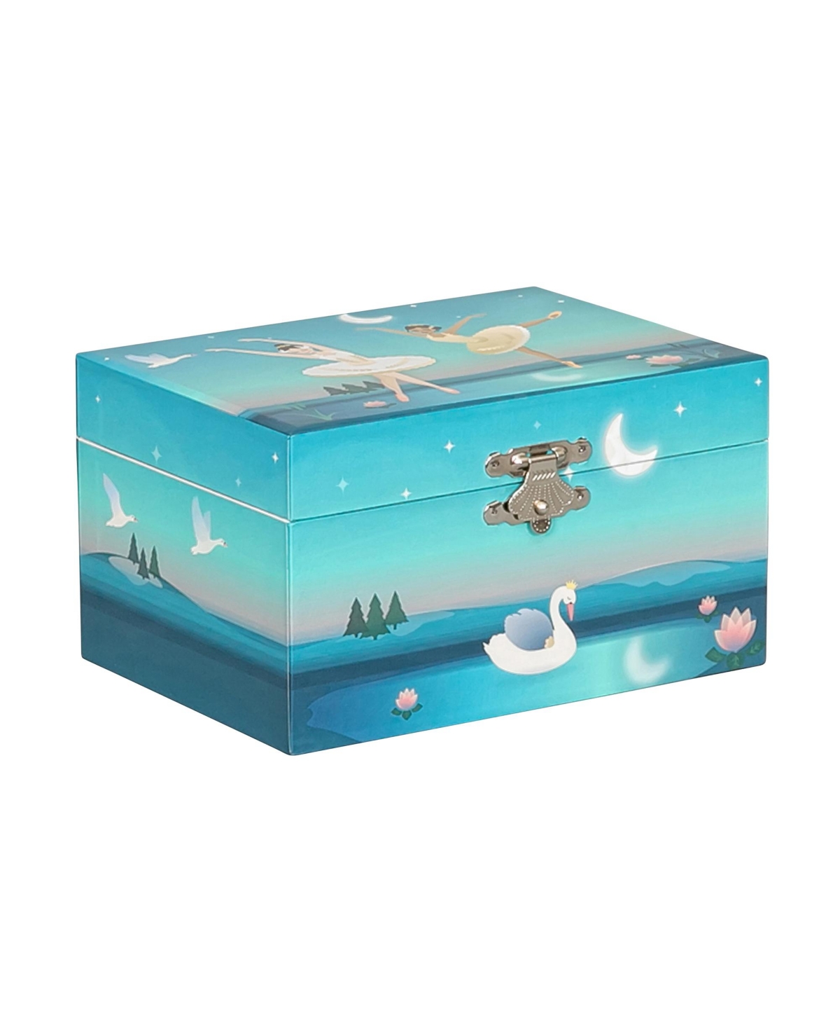 Mele Co. Marlo Girls Musical Ballerina Jewelry Box - Blue