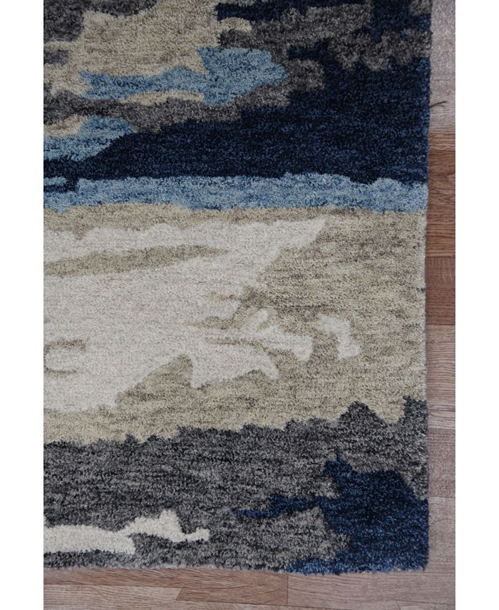 Amer Rugs Abstract ABS-4 Blue 2' x 3' Area Rug - Macy's